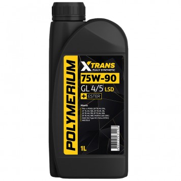 POLYMERIUM XTRANS 75W-90 GL 4/5 1L Fully synthetic